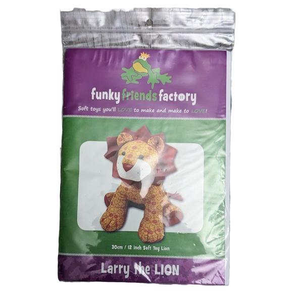 Hand Crafted | Art | Funky Friends Factory Larry The Lion Quilting ...